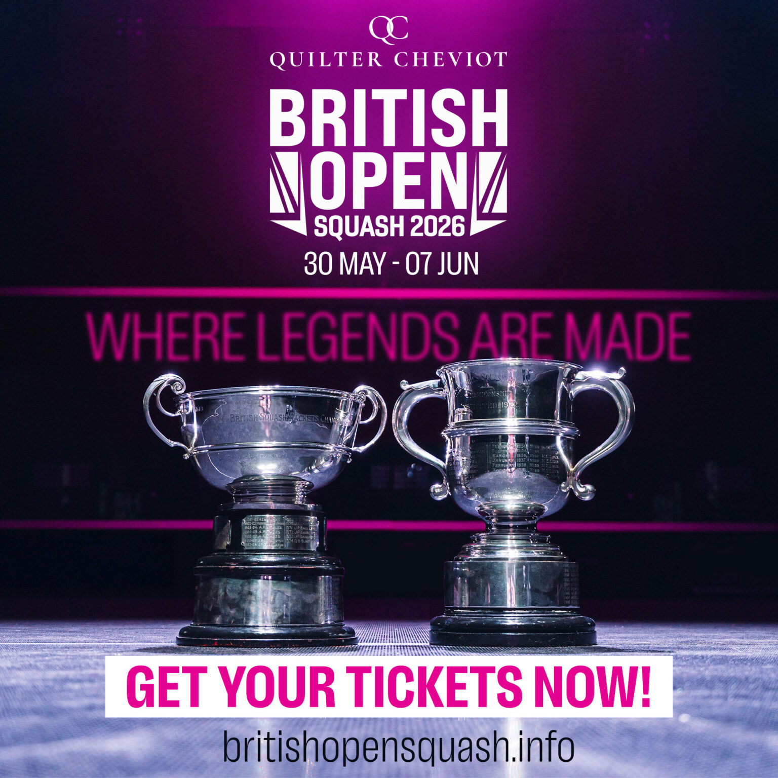 Quilter Cheviot British Open Squash 2026 – May 30th – June 7th 2025 ...
